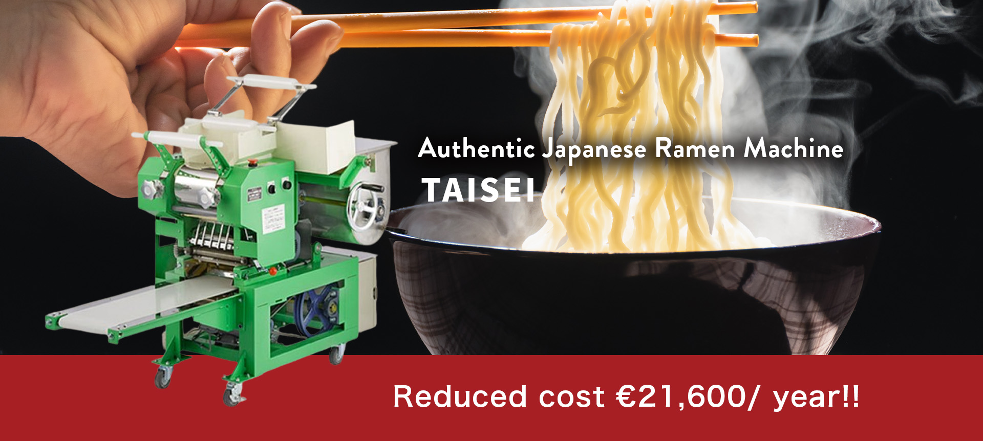 Japanese ramen noodle machine in Europe | Sky Foods B.V.
